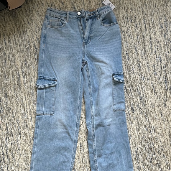 PacSun | Jeans | Pacsun Light Blue 9s Boyfriend Cargo Jeans | Poshmark